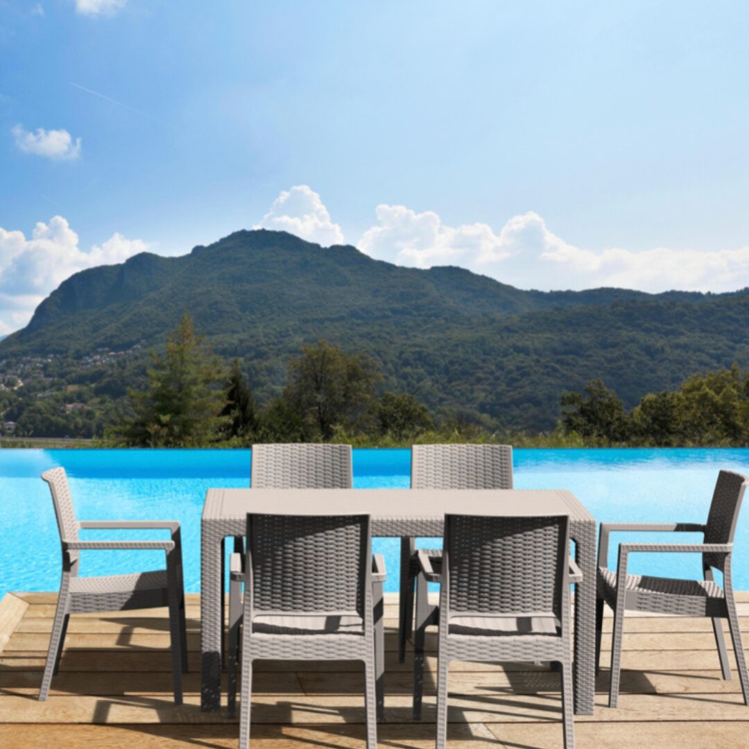 Baštenska stolica Venice Rattan - cappuccino - Terezza